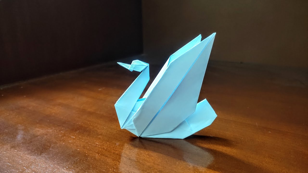 How To Fold Swan Easy | Origami Swan Easy | Easy Origami - YouTube
