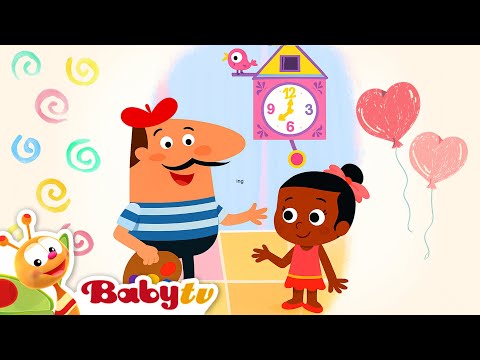 Clock Masterpiece: Living Room Art with Pierre the Painter 🎨 | BabyTV