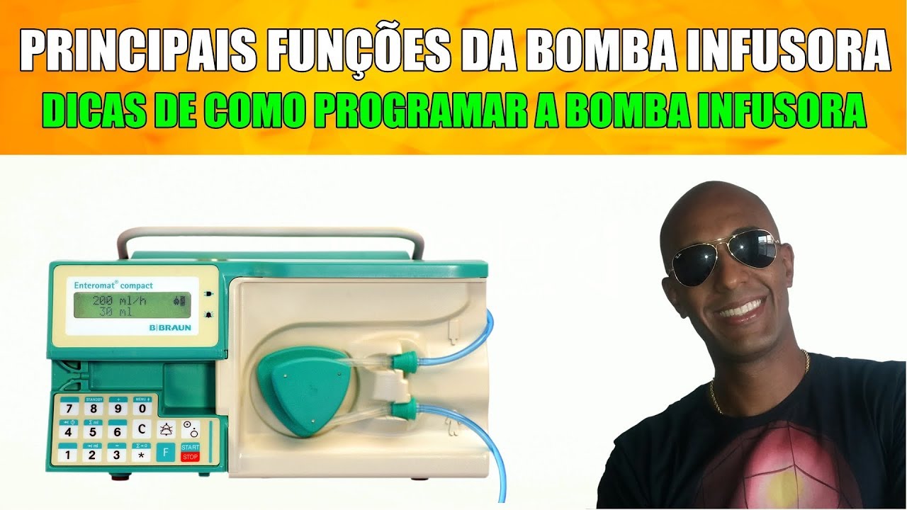 APRENDA AS PRINCIPAIS FUNÇÕES DA BOMBA DE INFUSÃO VOLUMÉTRICA - YouTube