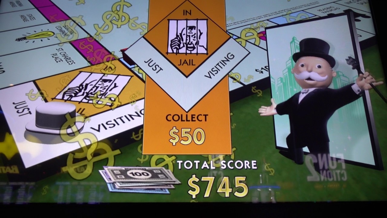 Monopoly Arcade Game Decent Winner (At Dave & Busters in Woburn, MA ...