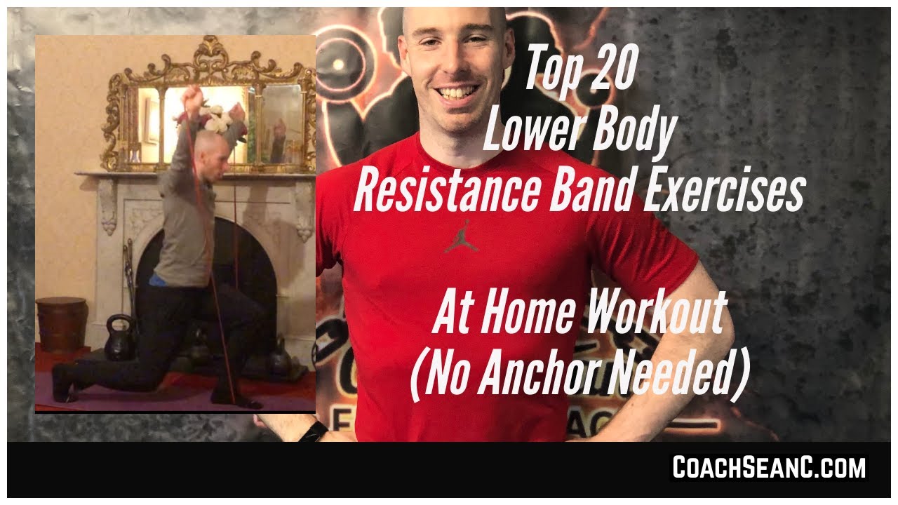 Top 20 Lower Body Resistance Band Exercises (No Attachment Needed ...