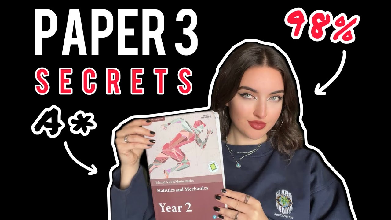 A LEVEL MATHS PAPER 3 EXAM SECRETS + A* revision tips NOBODY ever told ...