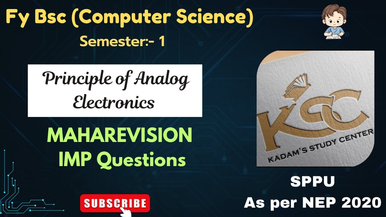 Fy BCS | Sem 1 | Electronics | Maharevision | ALL Chapters | IMP ...