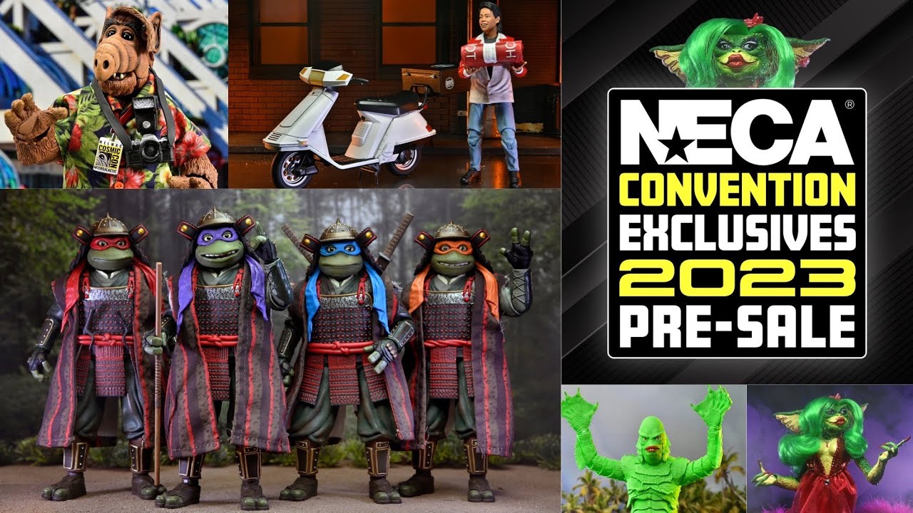 NECA Convention Exclusives 2023 | TMNT Samurai Pack, Roy's Pizza ...