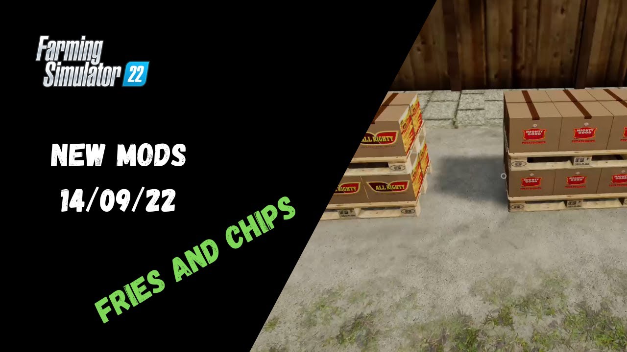 New Mods 14/09/22 - Fries and Chips, Gold Cultivator + More - Farming ...