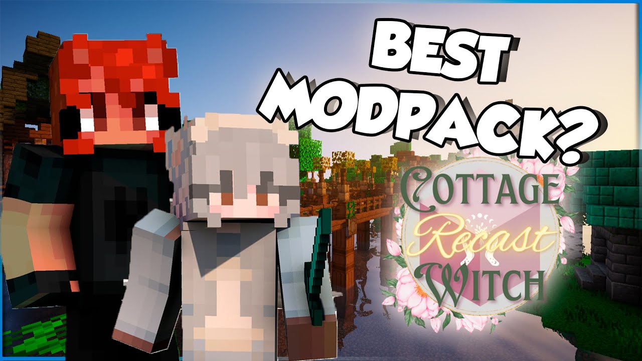 [PT/EN] THE BEST MINECRAFT MODPACK? - PLAYING COTTAGE WITCH RECAST ...