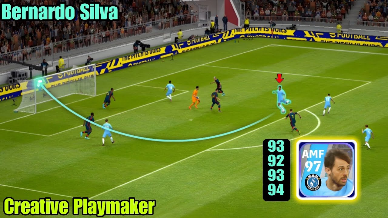MINI MESSI ☺️ || Creative Playmaker Bernardo Silva Review || Efootball Mobile 2023 - YouTube