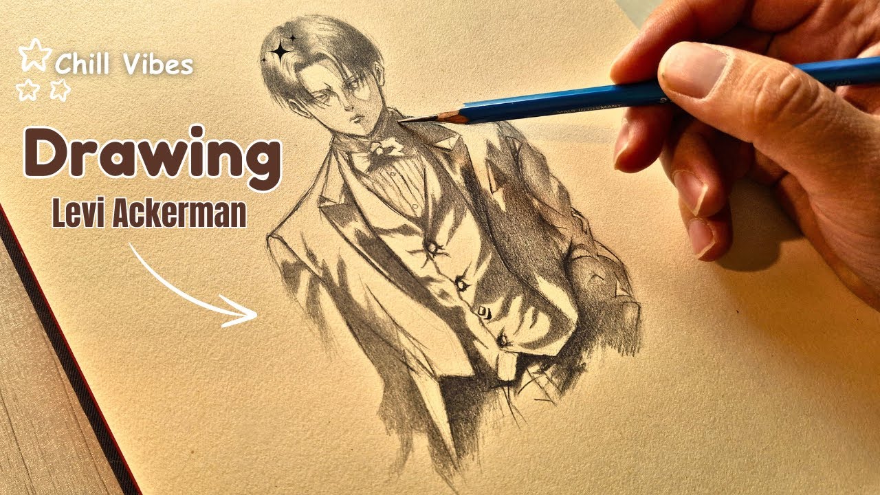 How to draw Levi Ackerman | step by step | Attack on titan - YouTube