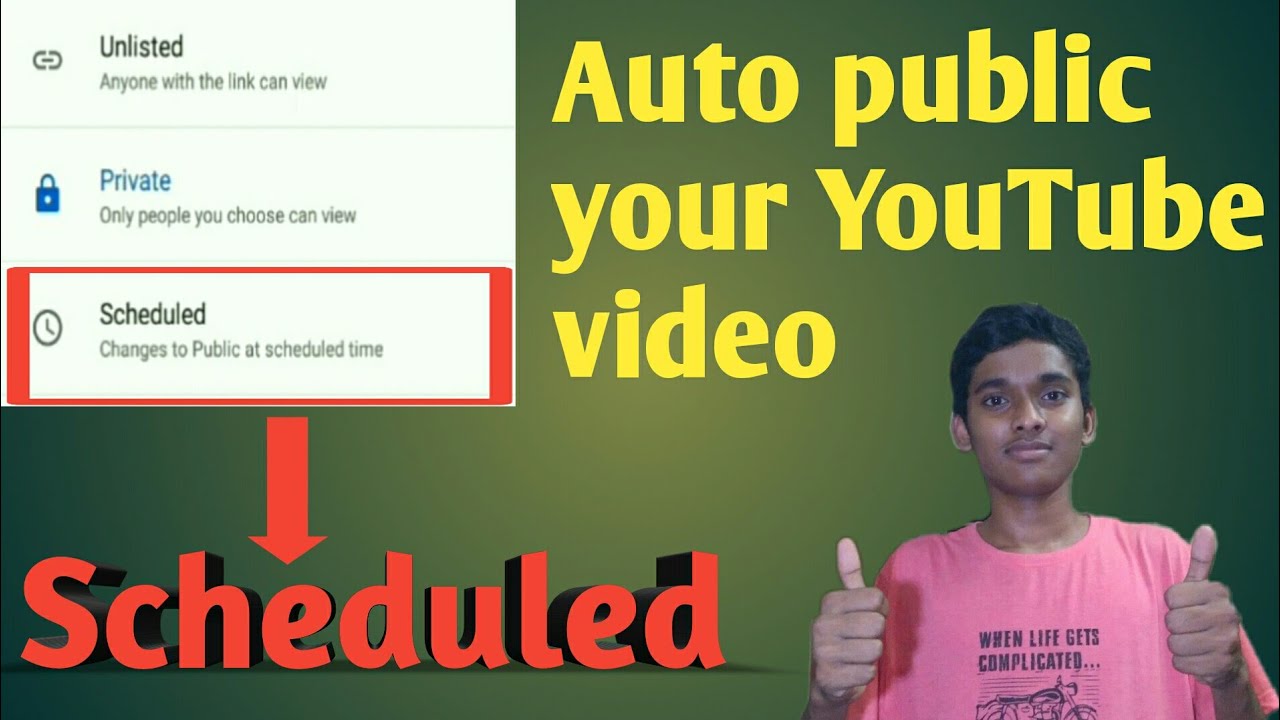 How To Use Schedule Option On Your YouTube Video Upload YouTube how-to-use-schedule-option-on-your-youtube-video-upload-youtube