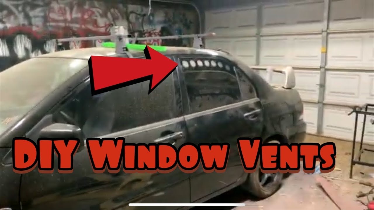 DIY Rear window vents - YouTube