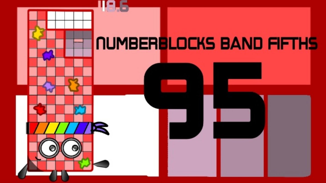 Numberblocks band Fifths 95 - YouTube