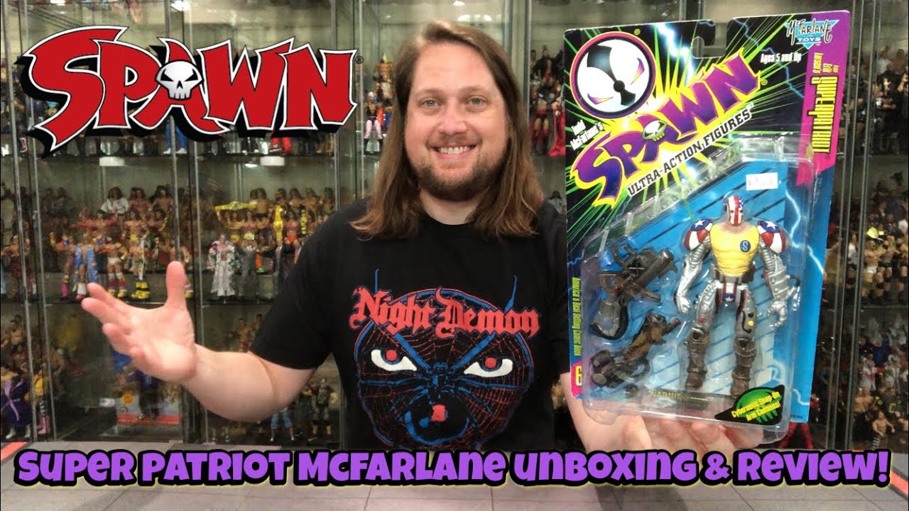 Super Patriot McFarlane Toys Spawn Throwback Unboxing & Review! - YouTube