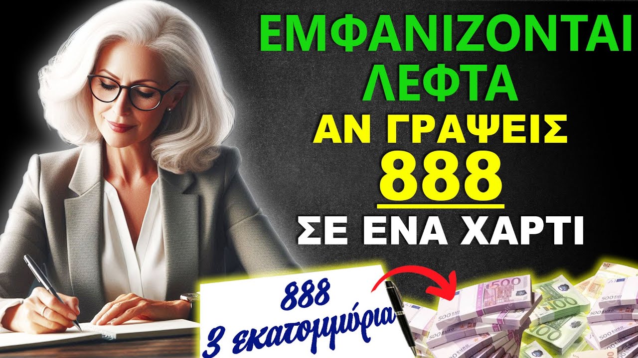 ΠΑΝΙΣΧΥΡΟ Γράψε 888 και βάλε το κάτω από το μαξιλάρι | ΤΑ ΑΠΟΤΕΛΕΣΜΑΤΑ ...