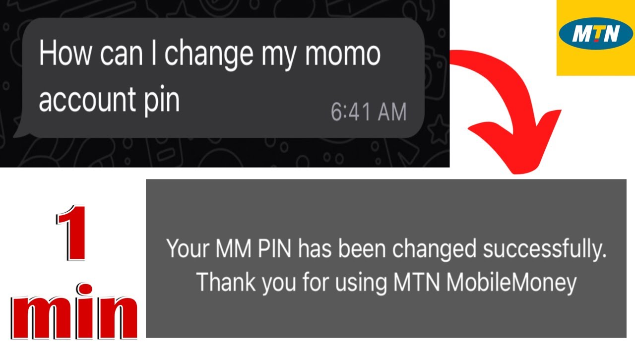 How to change your MOMO pin - Answering Your Questions - YouTube