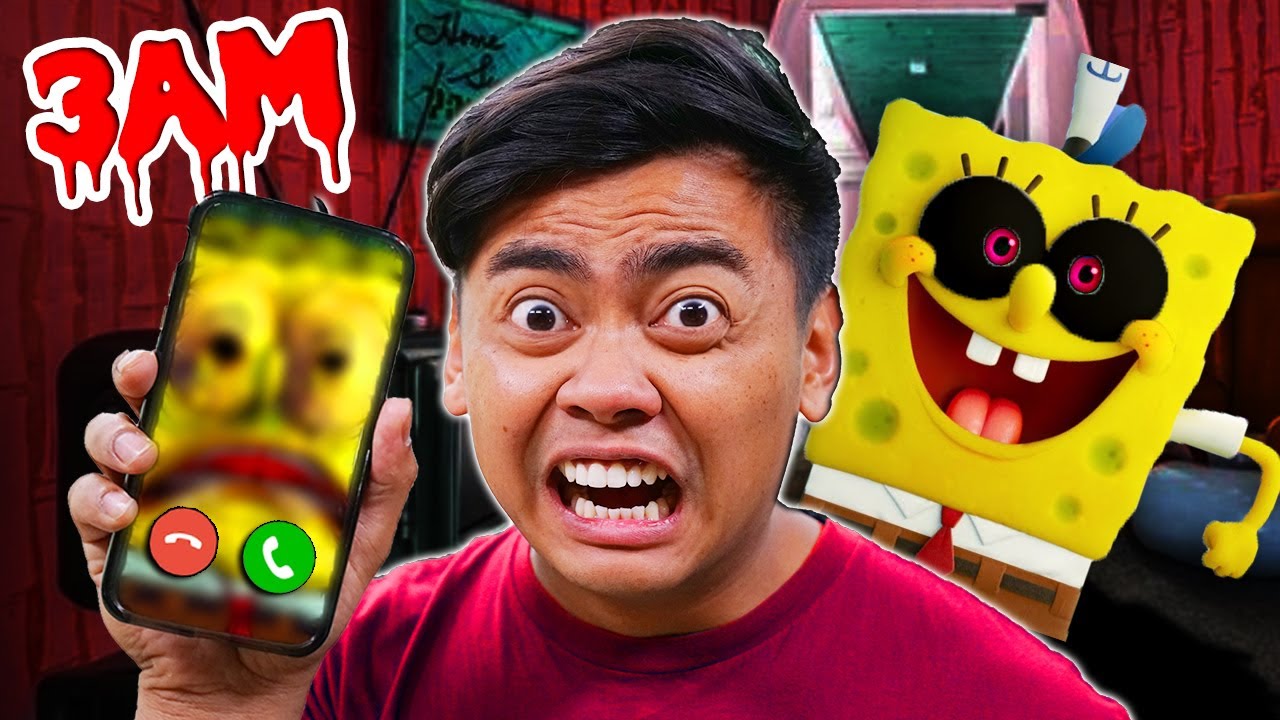 Do Not Call SPONGEBOB at 3AM.. - YouTube