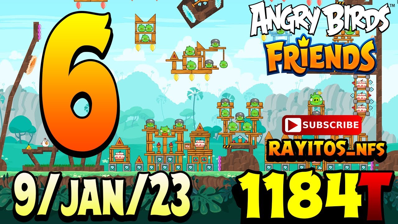 Angry Birds Friends Level 6 Tournament 1184 Highscore POWER-UP ...