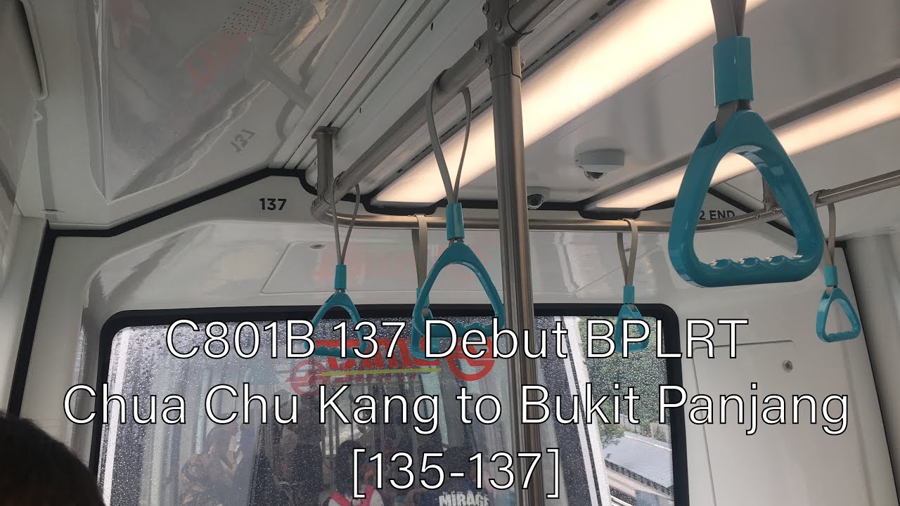 (137 Debut!) C801B [135-137; Door Lock delay] Chua chu Kang to Bukit ...