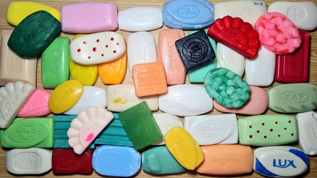 100 soaps Opening - ASMR soap opening Haul no talking nomusic ...