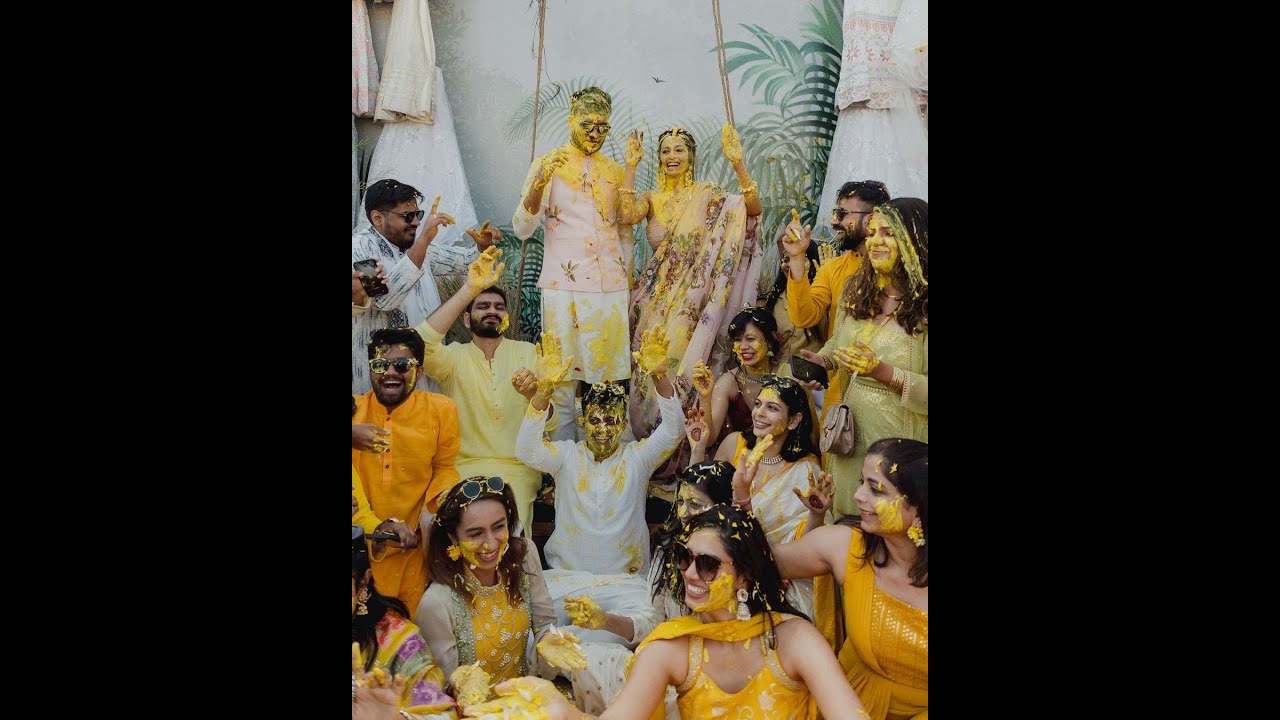 Madhura's Haldi ceremony has some special moments! | Haldi songs - YouTube
