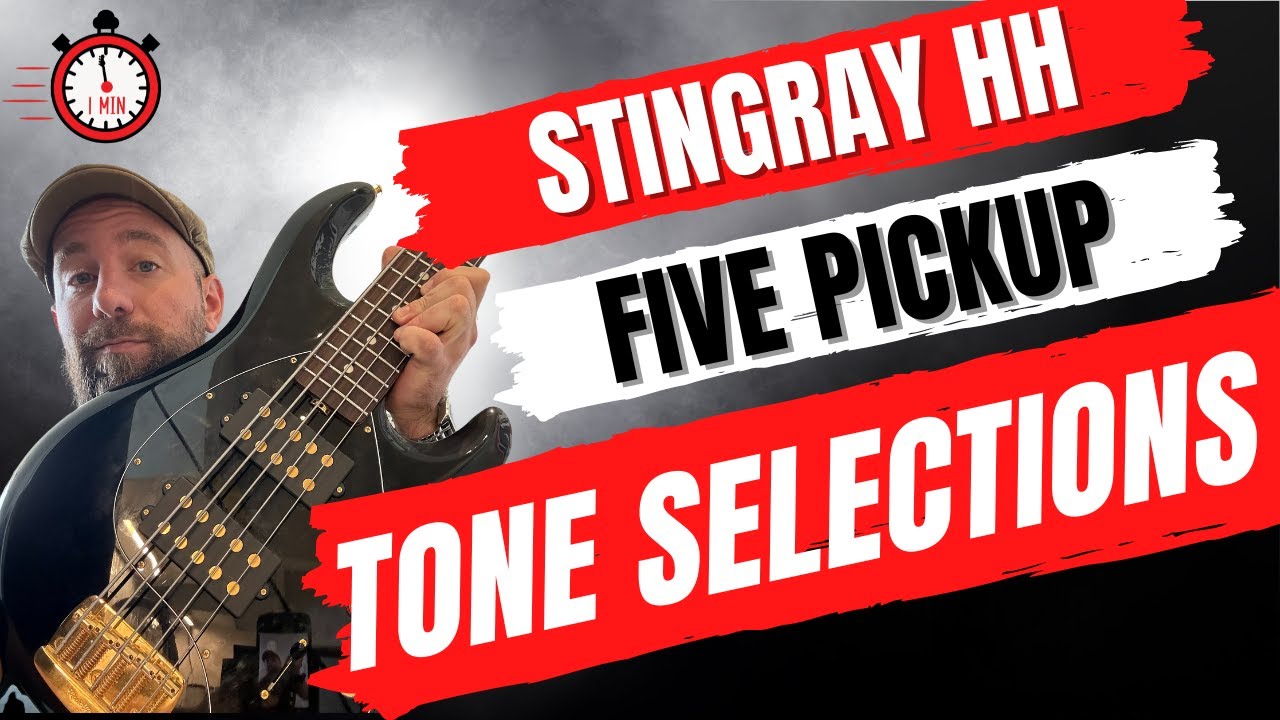 All 5 StingRay HH Pickup Tones Demo - YouTube