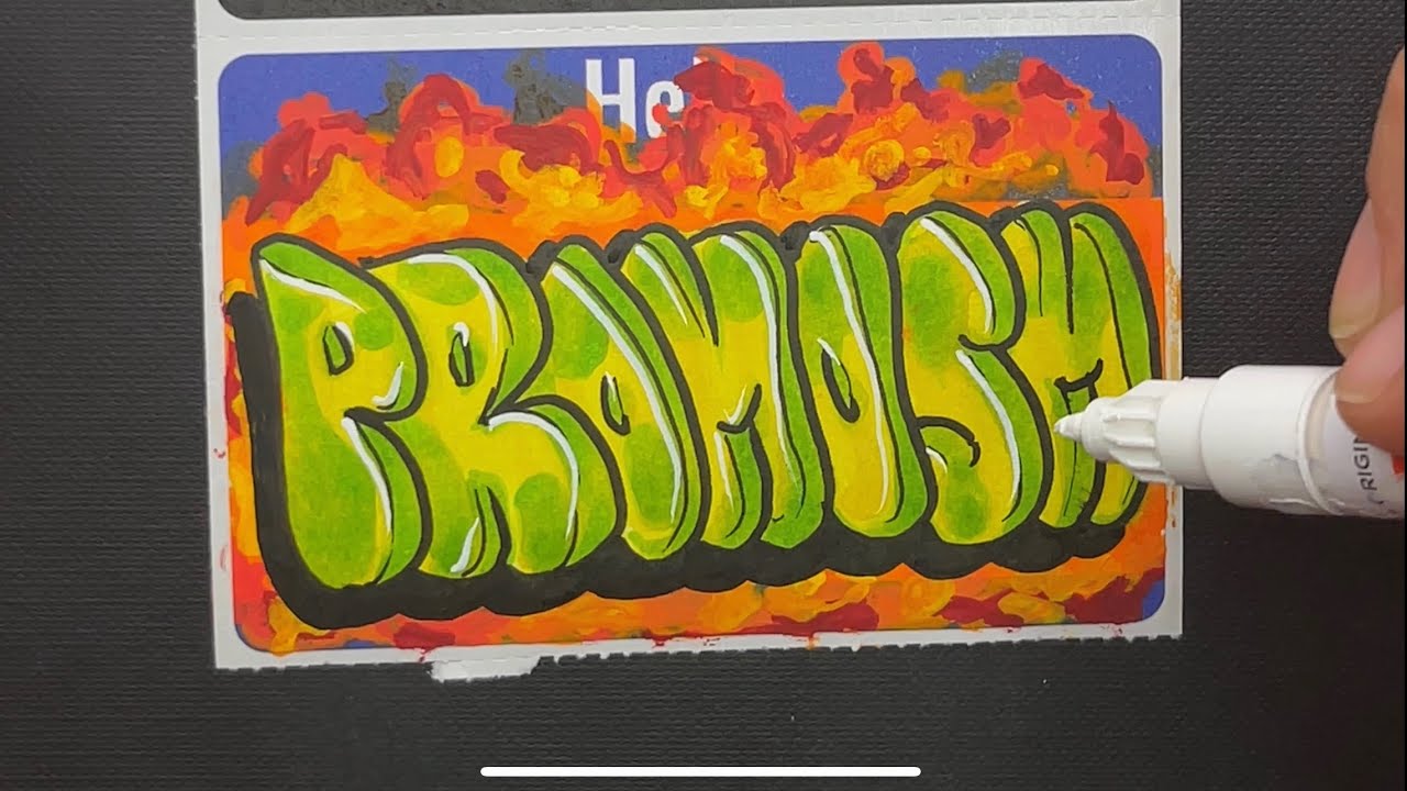 Graffiti Throwie Slapper: Step-by-Step Timelapse Series: Graffiti Art ...