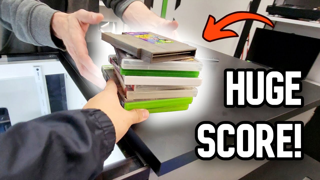 Unbelievable video game scores at the thrift stores | $10 Nintendo ...