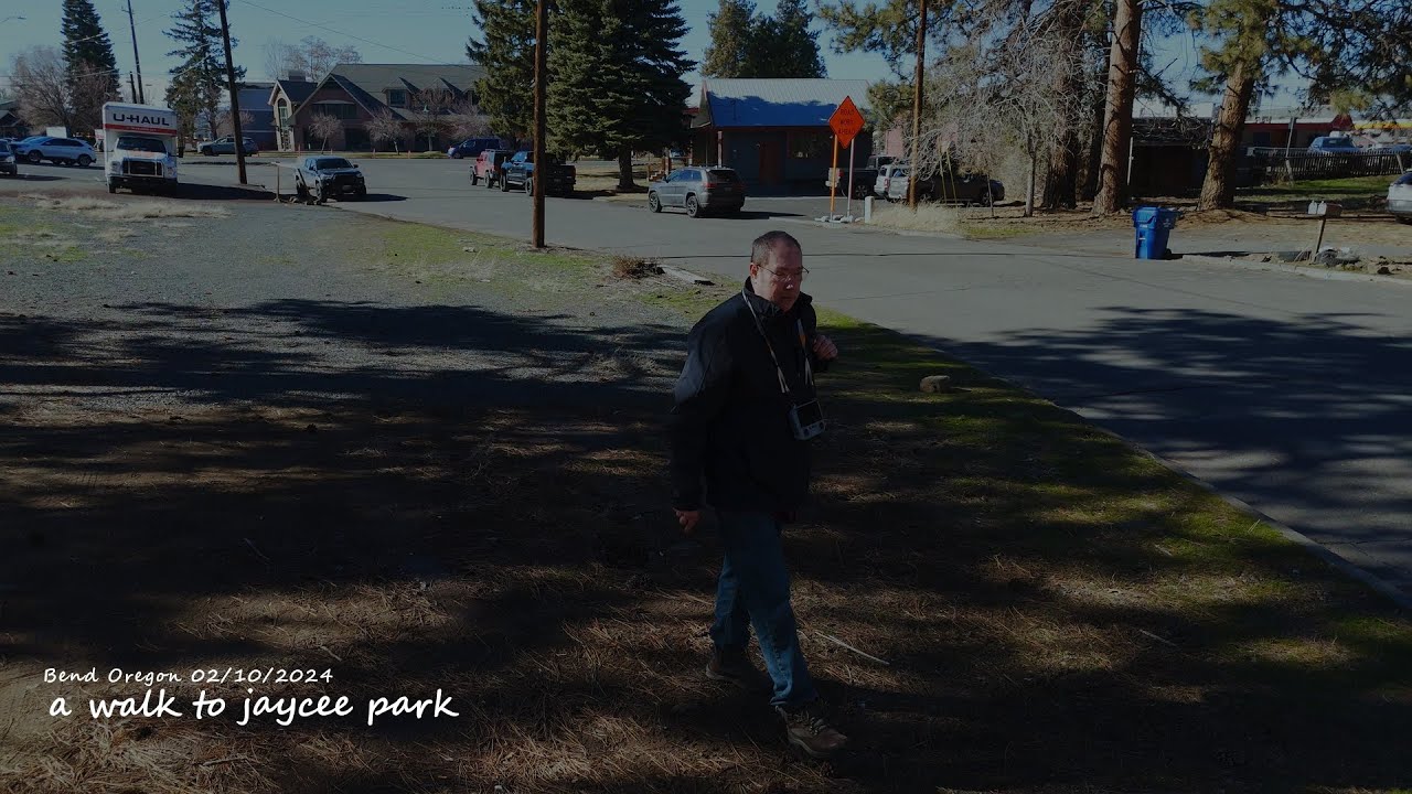 Daisy the Drone - A Walk to Jaycee Park - Bend Oregon - 02/10/2024 ...
