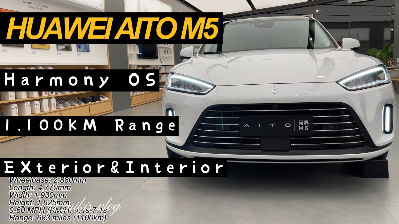 2022 Huawei Aito M5 with Harmony OS Exterior & Interior Quick Review｜A Extended-Range Electric ...