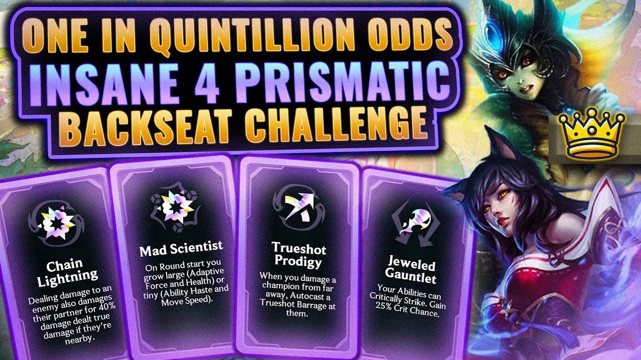 One in Quintillion Odds: Natural 4 Prismatic Augment Game - HILARIOUS ...