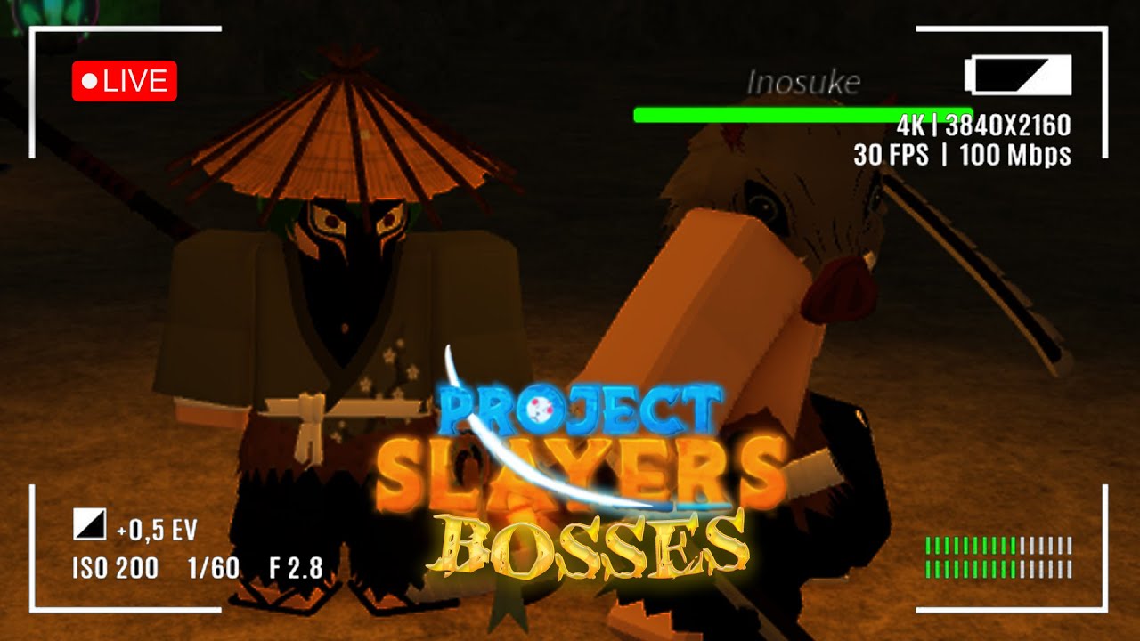🔴 LIVE FARMING BOSSES | OUWIGAHARA DUNGEON [Project Slayers] - YouTube
