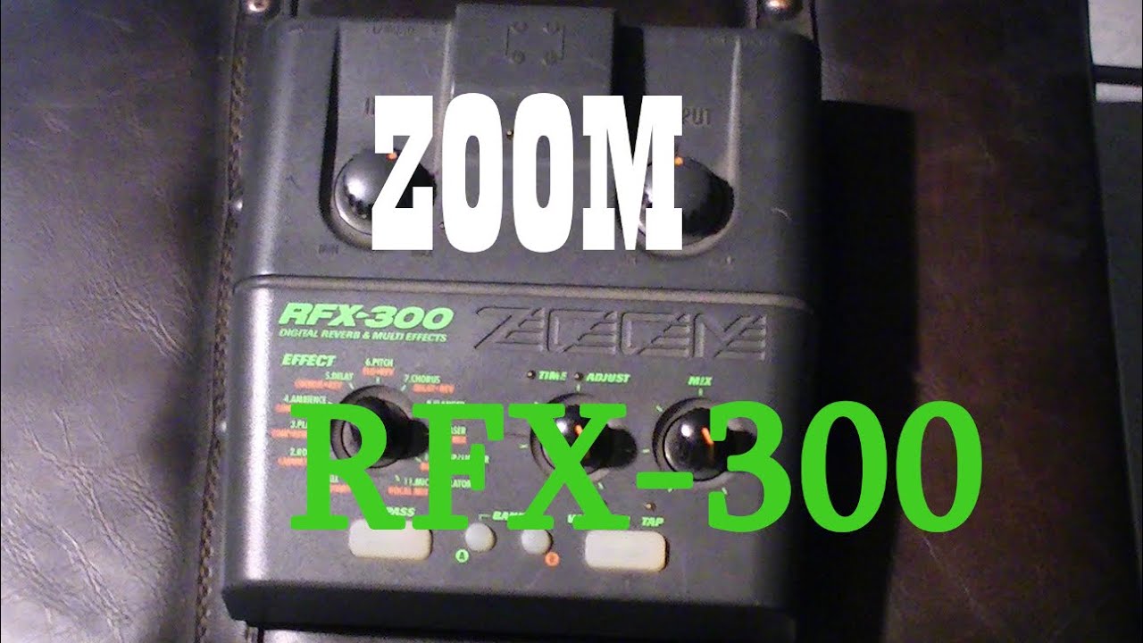 ZOOM RFX-300- SUPER CHEAP AND SOUNDS GREAT! - YouTube