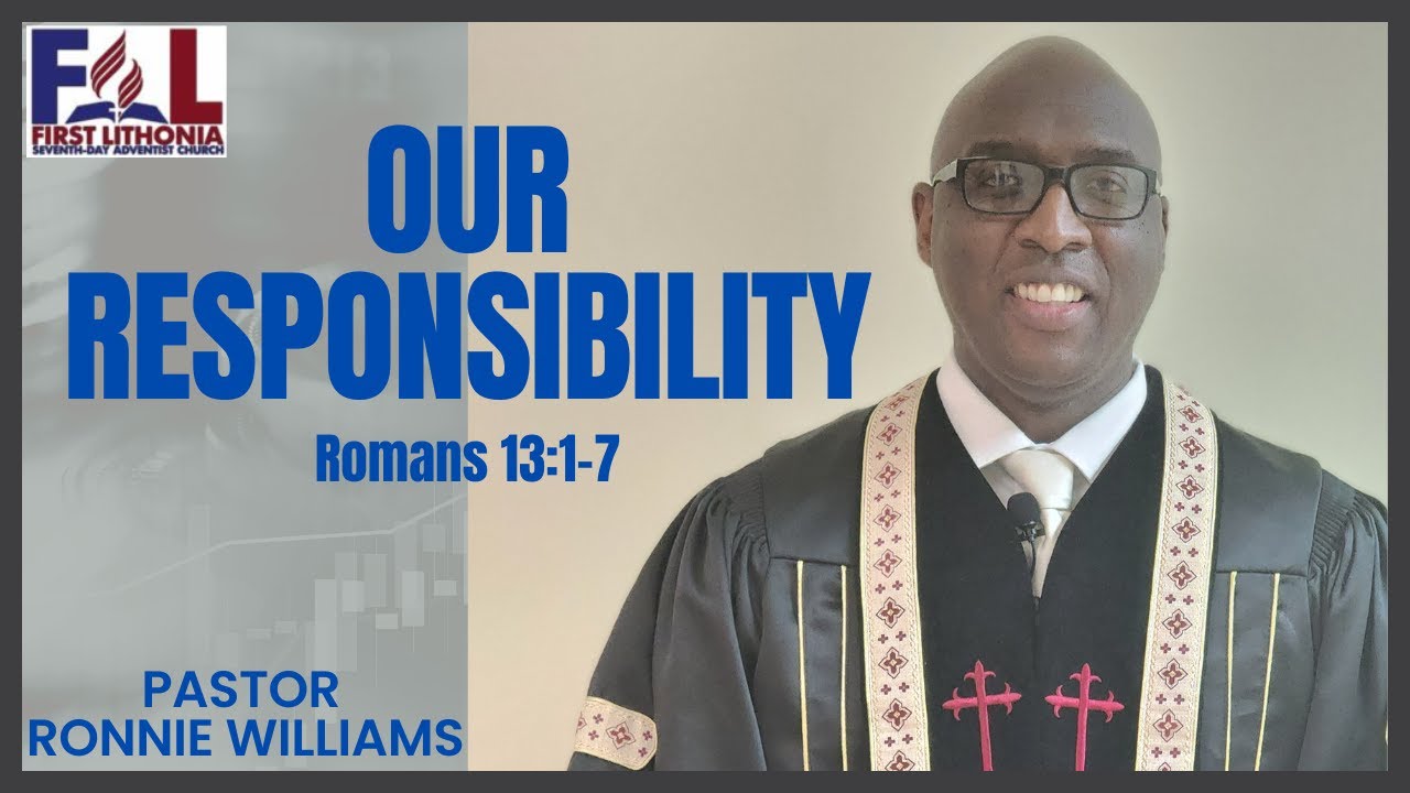 January 21, 2023 | Our Responsibility | Pastor Ronnie Williams - YouTube