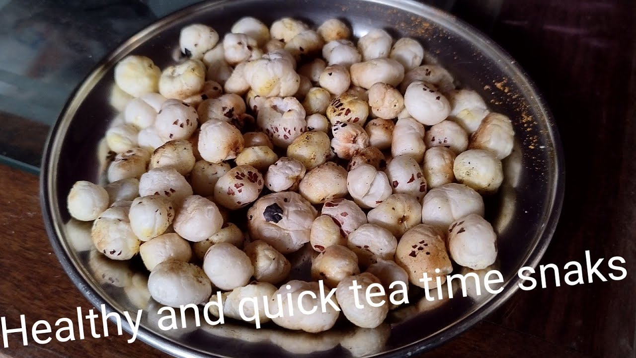 Makhana recipe... tea time. quick snaks recipe ... weight loss recipe ...