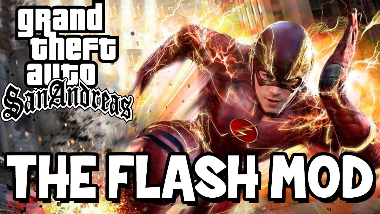 GTA SA - The Flash Super Speed Run 2015 Novo MOD - YouTube