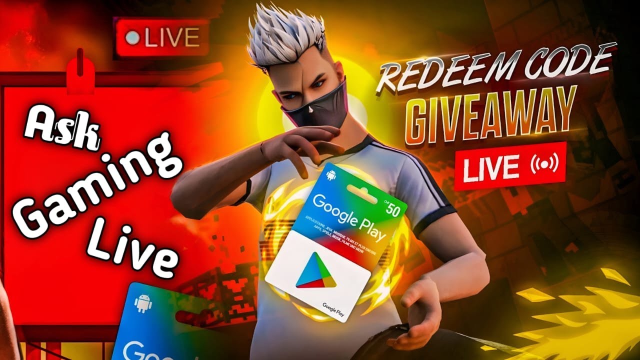 Free fire live tournament | radium code gift | ask gaming 14 live ...