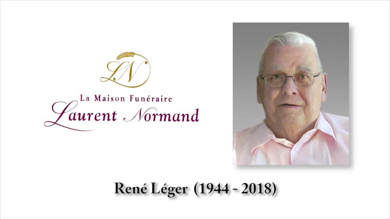René Léger (1944 - 2018) - YouTube