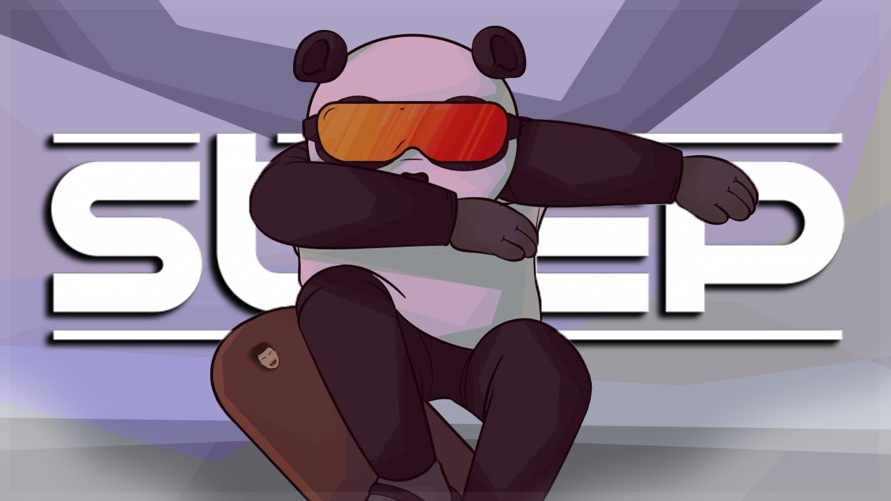 HILARIOUS PANDA COSTUME AND CRAZY STUNTS! "STEEP" Funny Moments - YouTube