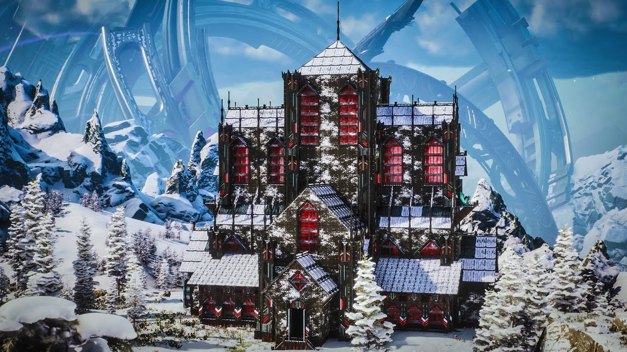 Epic Gothic Cathedral | Build Tutorial | ARK: Survival Ascended - YouTube