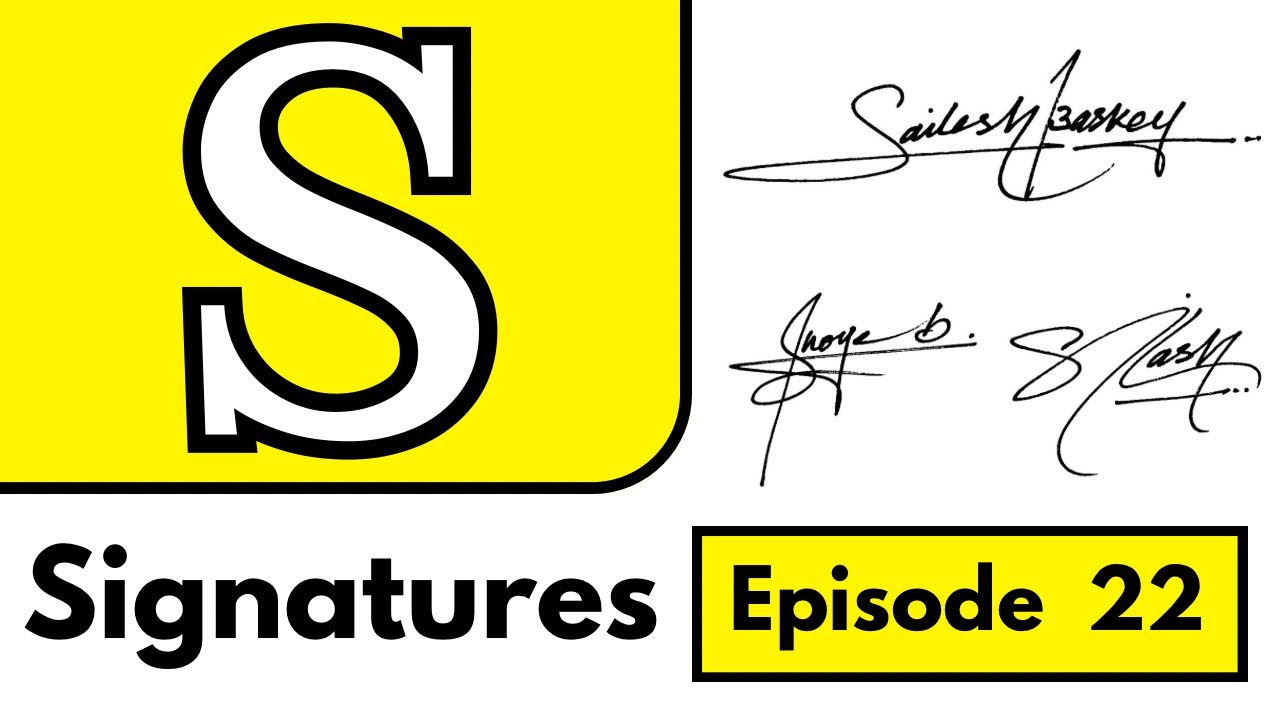 S signature style | signature ideas for letter s | s signatures ...