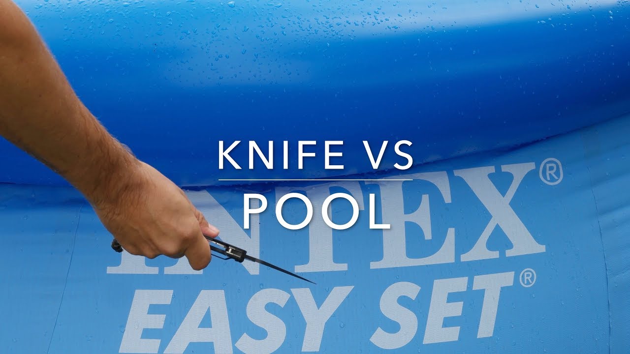 Knife vs Pool - YouTube