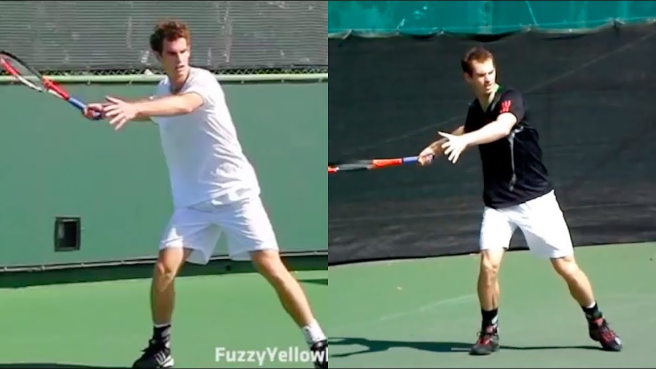 Andy Murray Forehand - Before and After - YouTube