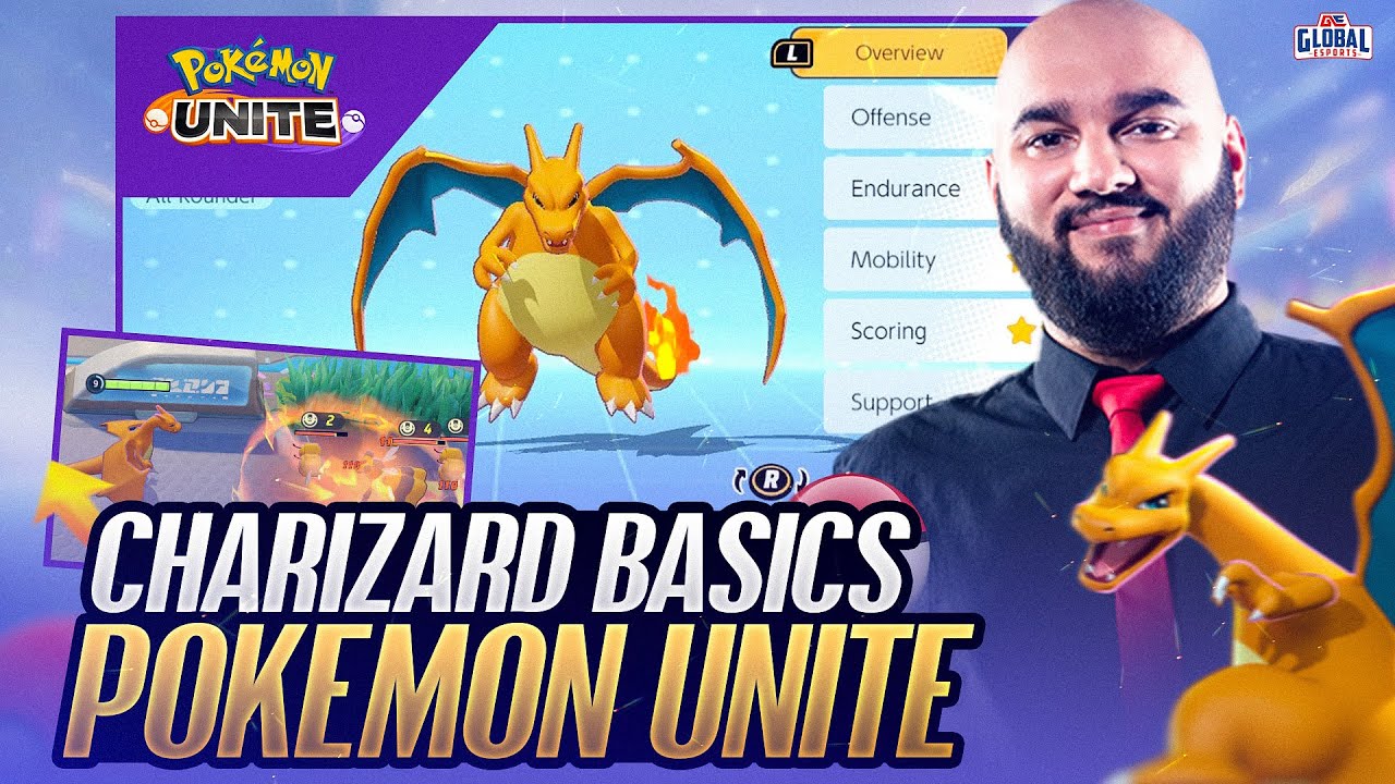 Charizard Basics in Pokemon Unite | Beginner's Guide by JD #5 - YouTube