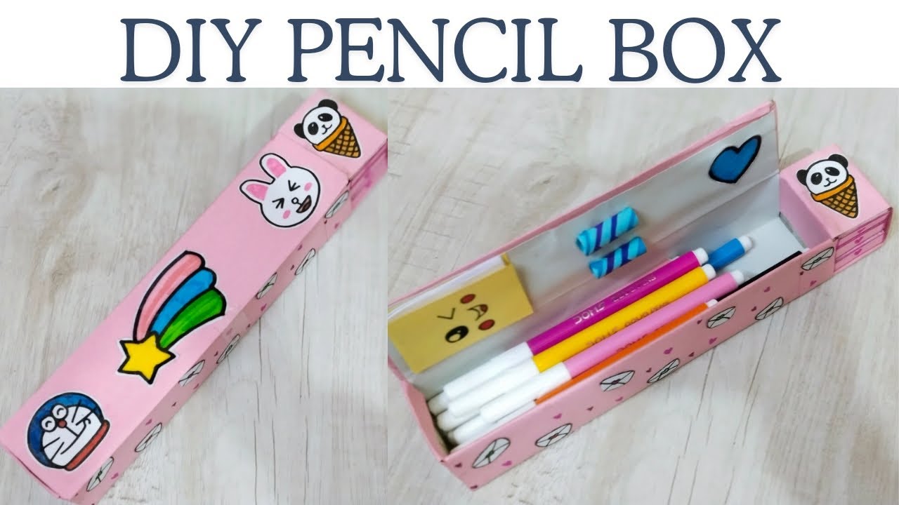 🗞️[Paper DIY]🗞️🥰 How To Make Pencil Box 😍 With Waste Material 😆| Useful ...