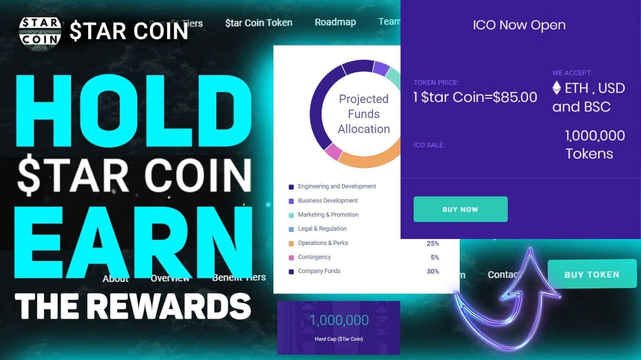 💎STAR COIN – BEP20 token, hosted on BSC 🚀 // Сomfortable use, many ...