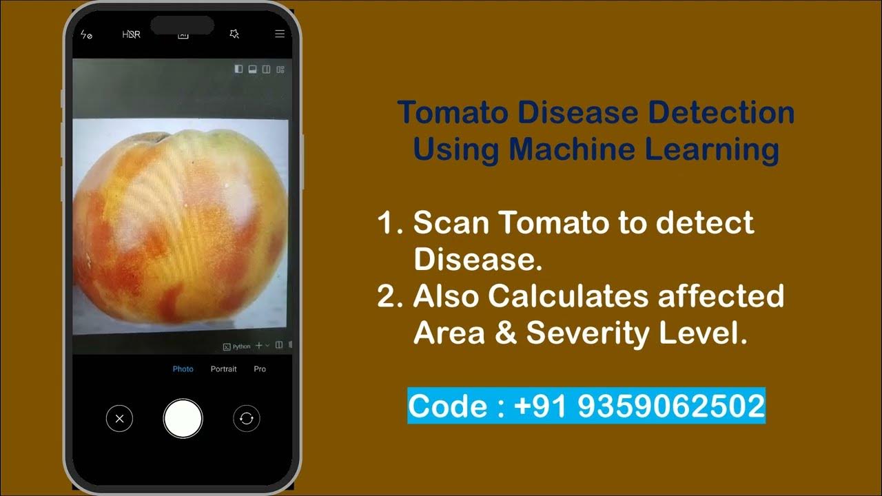 AE152 | Tomato Disease Detection Using Machine Learning - YouTube