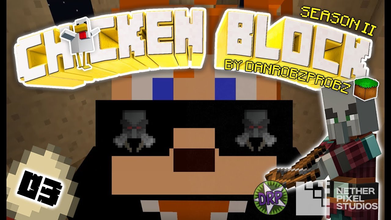 Chicken Block: Send Help!!! | Ep 3 | Season II [ Minecraft Bedrock ...