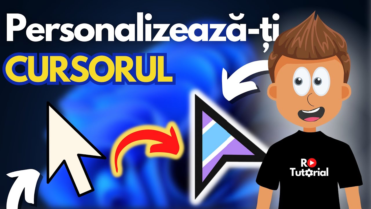 Cum sa CUSTOMIZEZI CURSORUL pe PC - TUTORIAL ROMÂNĂ - YouTube