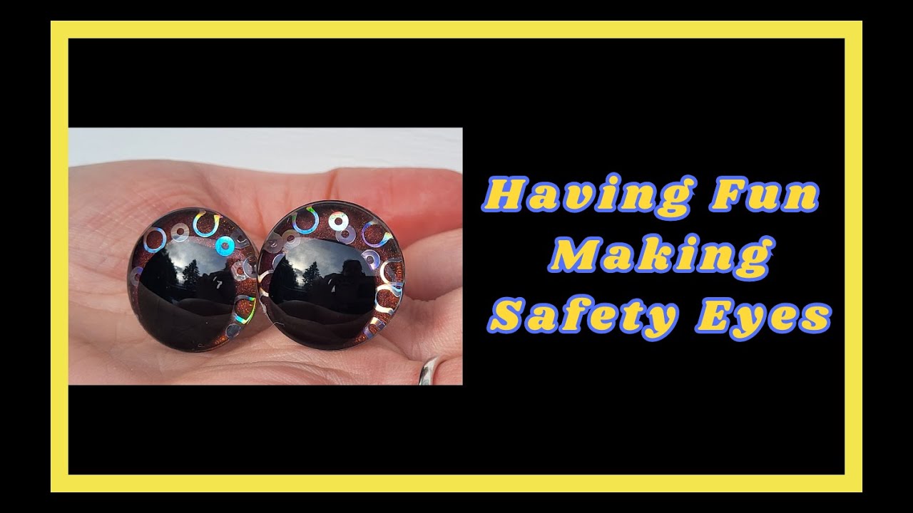I Made My Own Safety Eyes For My Craft Projects - YouTube