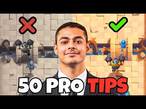 50 Clash Royale Tips to INSTANTLY Make You Better!