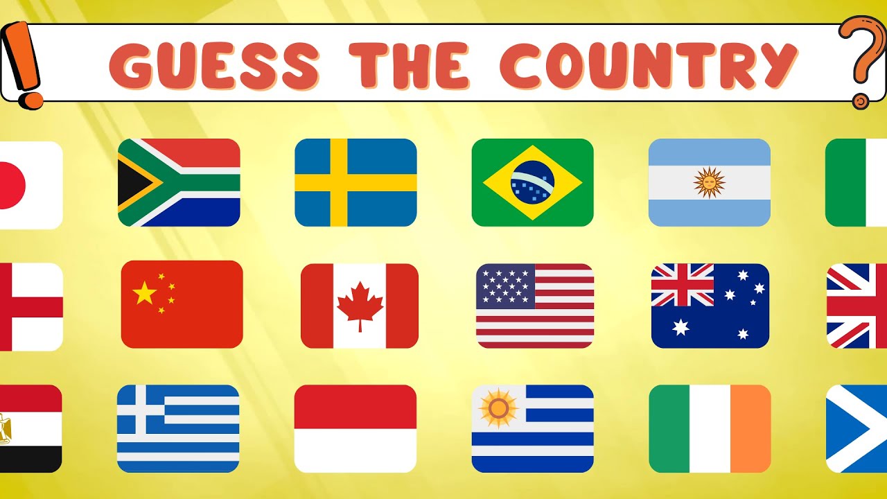 Guess the Country 🌍 by the Flag 🚩 with Trivia | Flags Quiz - YouTube